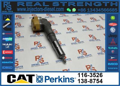 China Perkins original Perkins 116-3526 Diesel Common Rail Fuel Injector for 3412 3412E Engine Sprayer Excavator Truck new injector original new injector for sale