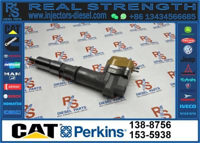 China Perkins original  138-8756 Diesel Engine Fuel Injector Replacement for 3412 3408 Excavator Accessories 20R-0760 20R-0759 original new injector for sale