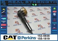 China Perkins original153-5938 Common Rail Fuel Injector Assembly for 3412 Diesel Engine Construction Machinery Aftermarket Replacement original new injector for sale