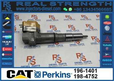 China Perkins original Perkins 196-1401 Engine Diesel Common Rail Injector 10R-1266 for 3126B 3512B D5N D6N new injector original new injector for sale