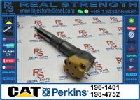 China Perkins original Perkins 196-1401 Engine Diesel Common Rail Injector 10R-1266 for 3126B 3512B D5N D6N new injector original new injector for sale