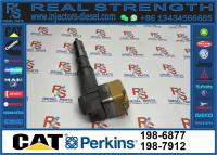 China Perkins original Perkins 198-6877 Common Rail Fuel Injector Assembly for 3412 3412E 3408 Engine D9R 637G new injector original new injector for sale