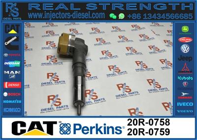 China Perkins original  20R-0758 Fuel Injector for 3408E 3412 3412E 3126 Engine, Replacement for OEM Diesel Common Rail Marine Engine  original new injector for sale