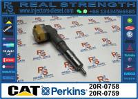 China Perkins original  20R-0758 Fuel Injector for 3408E 3412 3412E 3126 Engine, Replacement for OEM Diesel Common Rail Marine Engine  original new injector for sale