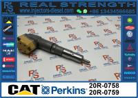 China Perkins original  20R-0758 Fuel Injector for 3408E 3412 3412E 3126 Engine, Replacement for OEM Diesel Common Rail Marine Engine  original new injector for sale