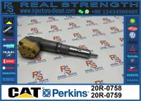 China Perkins original  20R-0758 Fuel Injector for 3408E 3412 3412E 3126 Engine, Replacement for OEM Diesel Common Rail Marine Engine  original new injector for sale