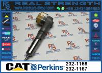 China Perkins original Perkins 232-1166 Diesel Common Rail Fuel Injector for 3408 3412 Engine 623E 623F Wheel Scraper Spare Parts new injector original new injector for sale