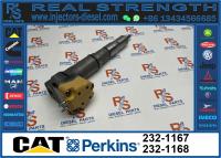 China Perkins original Perkins Fuel Injector 232-1167 For 3408 3412 3126 Engine Marine Excavator Replacement for OEM  original new injector for sale