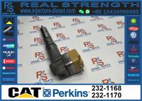 China Perkins original Perkins Common Rail Fuel Injector Assembly 232-1168 Replacement for OEM for 3412 C15 3408E 3412E AD45 Excavator  original new injector for sale
