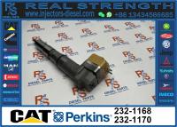China Perkins original Perkins Common Rail Fuel Injector Assembly 232-1168 Replacement for OEM for 3412 C15 3408E 3412E AD45 Excavator  original new injector for sale