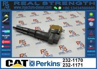 China Perkins original Perkins 232-1170 Diesel Common Rail Fuel Injector 10R-1267 for 3412 3412E Engine new injector original new injector for sale