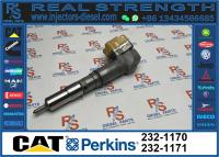China Perkins original Perkins 232-1170 Diesel Common Rail Fuel Injector 10R-1267 for 3412 3412E Engine new injector original new injector for sale