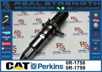 China Perkins original Perkins 0R-1758 Common Rail Diesel Fuel Injector for 3500A 3508 3512 3516 3516B Engine new injector original new injector for sale