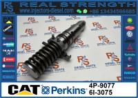 China Perkins original Perkins 4P-9077 Common Rail Diesel Fuel Injector for 3516 3512 3508 Engine, Replacement for OEM new injector original new injector for sale