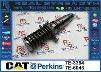 China Perkins original Perkins 7E-3384 Common Rail Injector Assembly for 3500A 3508 3512 3516 Diesel Engine original new injector for sale