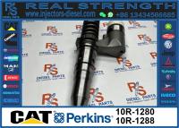 China Perkins original Perkins 10R-1280 Common Rail Diesel Fuel Injector 10R1280 250-1308 For Caterpillar 3508B 3512B 3516B Engine new injector original new injector for sale