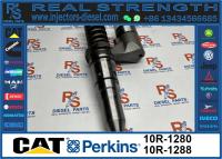 China Perkins original Perkins 10R-1280 Common Rail Diesel Fuel Injector 10R1280 250-1308 For Caterpillar 3508B 3512B 3516B Engine new injector original new injector for sale