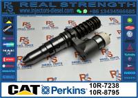 China Perkins original 10R-7238 Engine Fuel Injector Common Rail for 3512C 3508C 3516C Construction Machinery Parts Replacement for OEM original new injector for sale