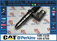 China Perkins original 10R-7238 Engine Fuel Injector Common Rail for 3512C 3508C 3516C Construction Machinery Parts Replacement for OEM original new injector for sale