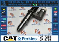 China Perkins original 10R-7238 Engine Fuel Injector Common Rail for 3512C 3508C 3516C Construction Machinery Parts Replacement for OEM original new injector for sale