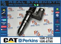 China Perkins original 10R-7238 Engine Fuel Injector Common Rail for 3512C 3508C 3516C Construction Machinery Parts Replacement for OEM original new injector for sale