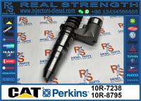 China Perkins original 10R-7238 Engine Fuel Injector Common Rail for 3512C 3508C 3516C Construction Machinery Parts Replacement for OEM original new injector for sale