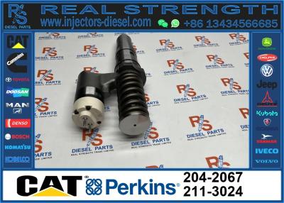 China Perkins original Perkins 204-2067 Diesel Common Rail Fuel Injector for 3406E C13 C15 C18 C32 3512B 3152B Engine new injector original new injector for sale