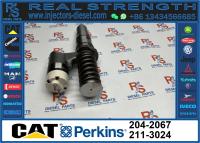 China Perkins original Perkins 204-2067 Diesel Common Rail Fuel Injector for 3406E C13 C15 C18 C32 3512B 3152B Engine new injector original new injector for sale