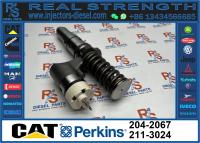China Perkins original Perkins 204-2067 Diesel Common Rail Fuel Injector for 3406E C13 C15 C18 C32 3512B 3152B Engine new injector original new injector for sale
