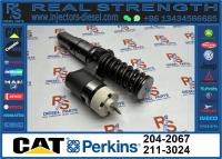 China Perkins original Perkins 204-2067 Diesel Common Rail Fuel Injector for 3406E C13 C15 C18 C32 3512B 3152B Engine new injector original new injector for sale