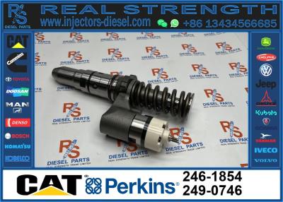 China Perkins original Perkins 246-1854 Diesel Fuel Injector Common Rail for 3512B 3516B 508B C3500 Replacement for OEM new injector original new injector for sale