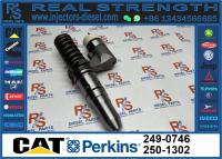 China Perkins original Perkins 249-0746 Common Rail Fuel Injector 10R-2826 10R-2827 392-0226 for 3512B C3500B Engine Excavator Truck  original new injector for sale