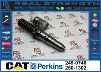 China Perkins original Perkins 249-0746 Common Rail Fuel Injector 10R-2826 10R-2827 392-0226 for 3512B C3500B Engine Excavator Truck  original new injector for sale