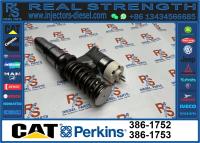 China Perkins original 386-1752 Diesel Engine Fuel Injector for 3508 3512 3516 3512B 3508B 3516B C3500 Excavator Generator Set SR4B SR4BHV original new injector for sale