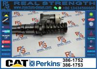 China Perkins original 386-1752 Diesel Engine Fuel Injector for 3508 3512 3516 3512B 3508B 3516B C3500 Excavator Generator Set SR4B SR4BHV original new injector for sale