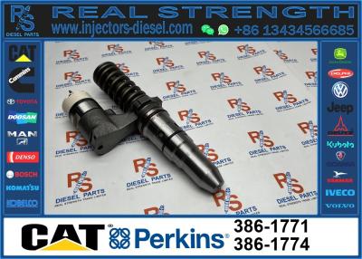 China Perkins original Perkins 386-1771 Common Rail Injector for 3508 3512 3516 Excavator Construction Machinery new injector original new injector for sale