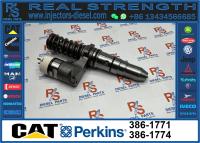 China Perkins original Perkins 386-1771 Common Rail Injector for 3508 3512 3516 Excavator Construction Machinery new injector original new injector for sale