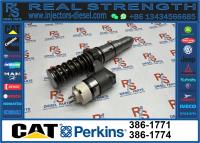 China Perkins original Perkins 386-1771 Common Rail Injector for 3508 3512 3516 Excavator Construction Machinery new injector original new injector for sale
