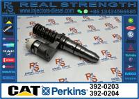 China Perkins original Perkins 392-0203 Common Rail Fuel Injector 20R-1267 for 3512B 3516B 994D Diesel Engine new injector original new injector for sale