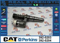 China Perkins original Perkins 392-0203 Common Rail Fuel Injector 20R-1267 for 3512B 3516B 994D Diesel Engine new injector original new injector for sale