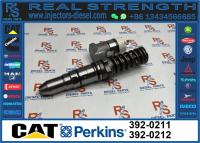 China Perkins original Perkins 392-0211 Fuel Injector for 3508B 3508 3512 3516B Engine Excavator Spare Parts Replacement for OEM new injector original new injector for sale
