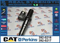 China Perkins original Perkins 392-0216 Common Rail Injector for 3508 3512 3516 3524 3500B Diesel Engine Excavator Parts new injector original new injector for sale