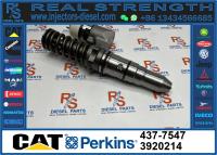 China Perkins original  437-7547 Engine Injector Common Rail Fuel Injector for 3508B 3512B 3516C 793C 793D Diesel Engine Parts 20R-2296  original new injector for sale