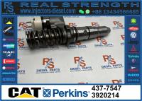 China Perkins original  437-7547 Engine Injector Common Rail Fuel Injector for 3508B 3512B 3516C 793C 793D Diesel Engine Parts 20R-2296  original new injector for sale