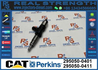 China Perkins original Perkins 295050-0401 Fuel Injector Common Rail for C4.4 C6.4 C6.6 C7.1 Excavator Replacement for OEM new injector original new injector for sale