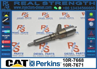 China Perkins original Perkins 10R-7668 Common Rail Diesel Fuel Injector for C6.6 Engine Excavator Spare Parts new injector original new injector for sale