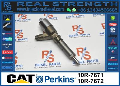 China Perkins original Perkins 10R-7671 Fuel Injector for C4.4 C6.6 C6.4 Excavator E320D 323D Replacement for OEM 320-0677 320-0680 new injector original new injector for sale