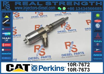 China Perkins original 10R-7672 Engine Parts Injector 320-0677 10R7671 Common Rail Diesel Fuel Injector for C4.4 C6.6 Excavator 320D  original new injector for sale