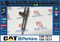 China Perkins original Perkins 10R-7673 Diesel Fuel Injector 10R7673 for C6.6 C4.4 320D 323D Excavator new injector original new injector for sale