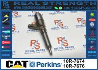 China Perkins original Perkins 10R-7674 Common Rail Fuel Injector Replacement for C6.4 C6.6 Engine 320-0680 10R-7672 10R7674 new injector original new injector for sale